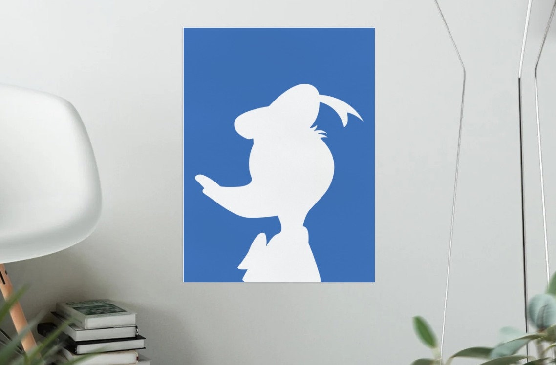 Mickey and Friends Silhouette Wall Art - Etsy
