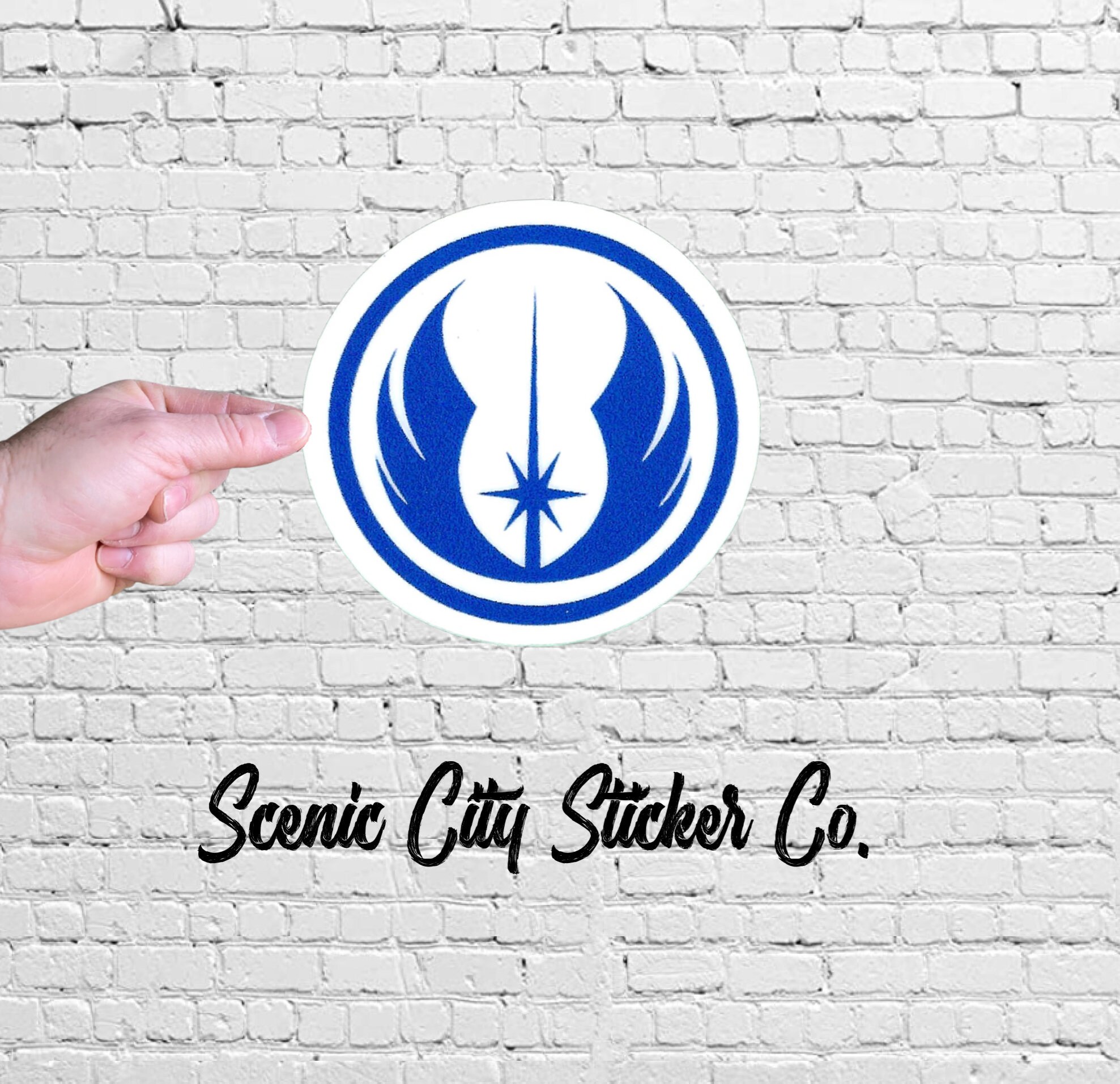Jedi Symbol Blue