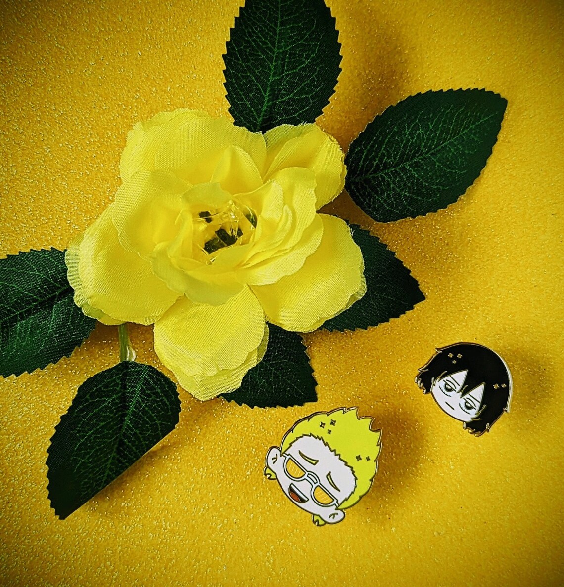 Young Aizawa & Present Mic Chibi Heads - Etsy