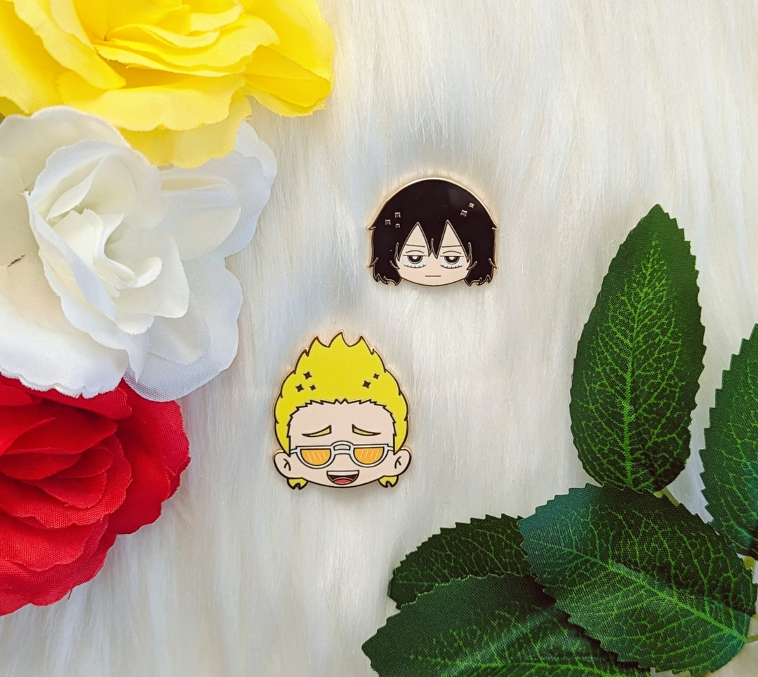 Young Aizawa & Present Mic Chibi Heads - Etsy