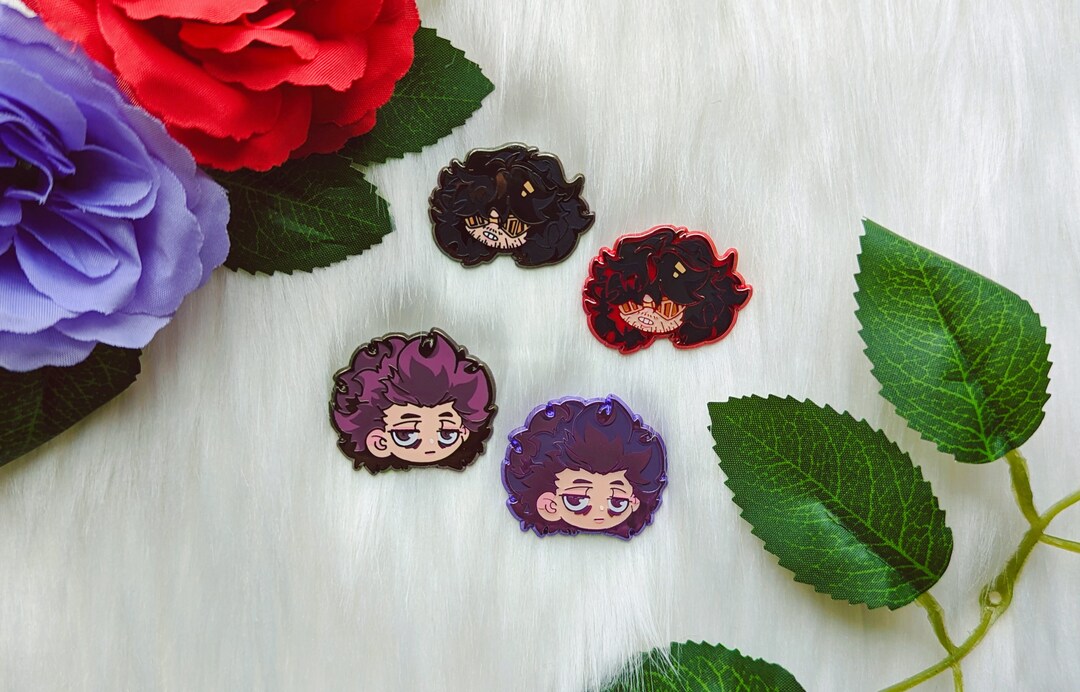 Sleepy Teacher and Student Chibi Head Pins - Etsy