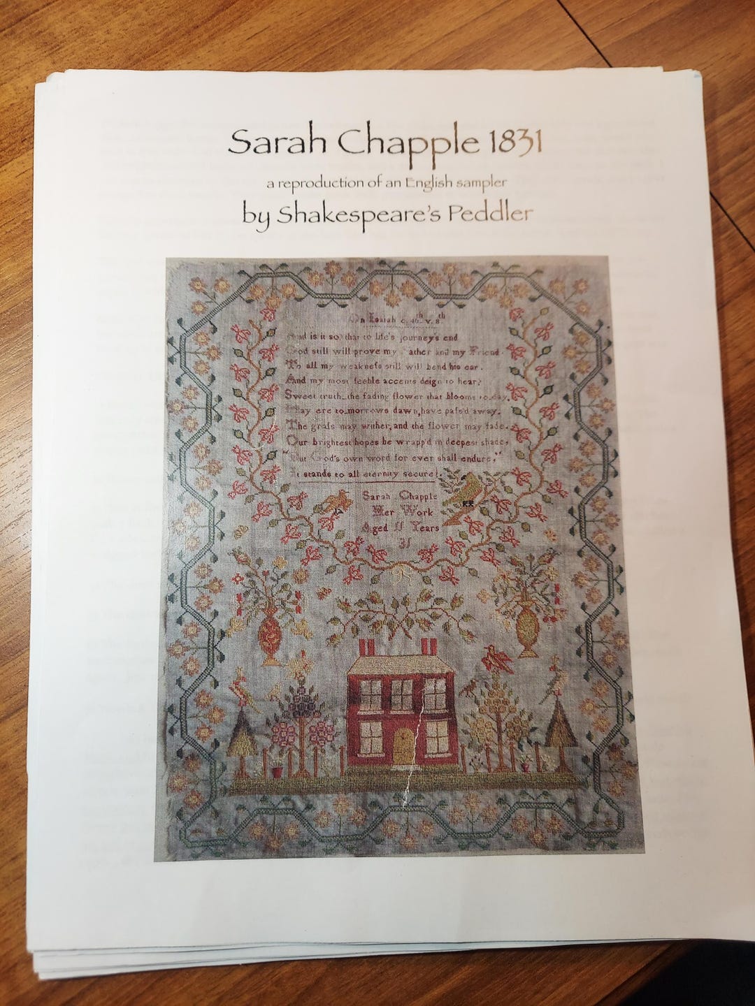 2013 / "sarah Chapple 1831" by Shakespeare's Peddler / Reproduction of ...