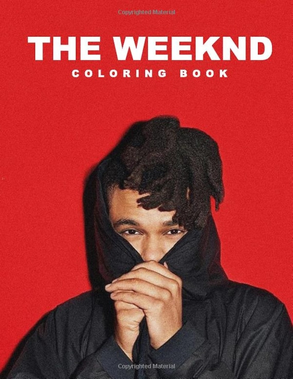 The Weeknd Coloring Book Coloring Books for Alls Fans of - Etsy