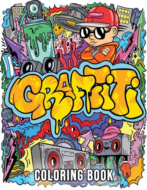 Cool Graffiti Coloring Pages