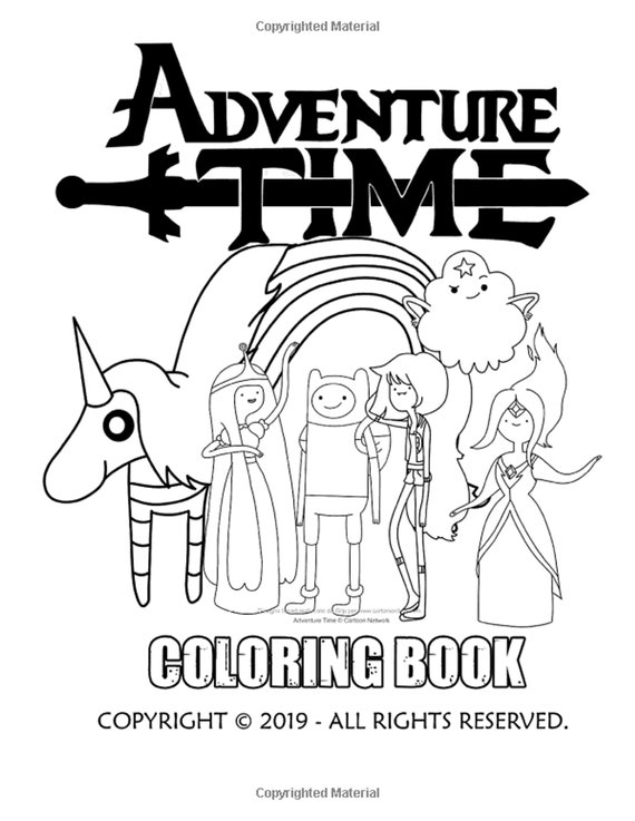 Adventure Time Coloring Book Pages