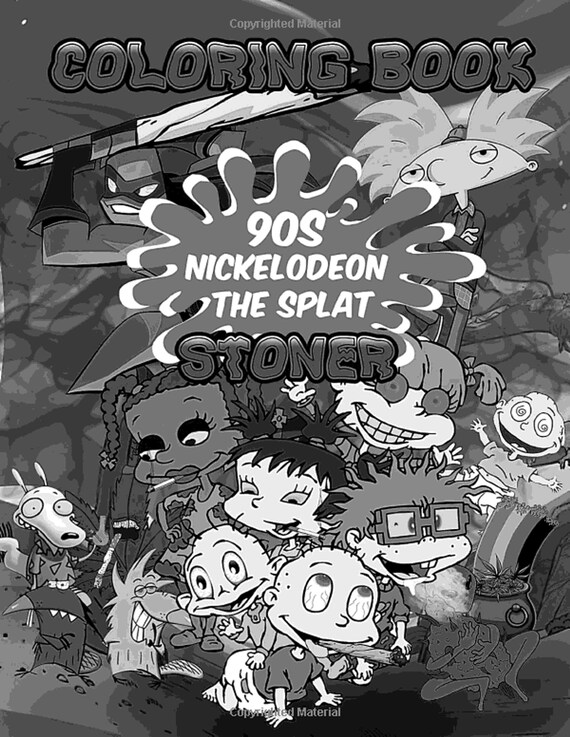 Splat Coloring Pages