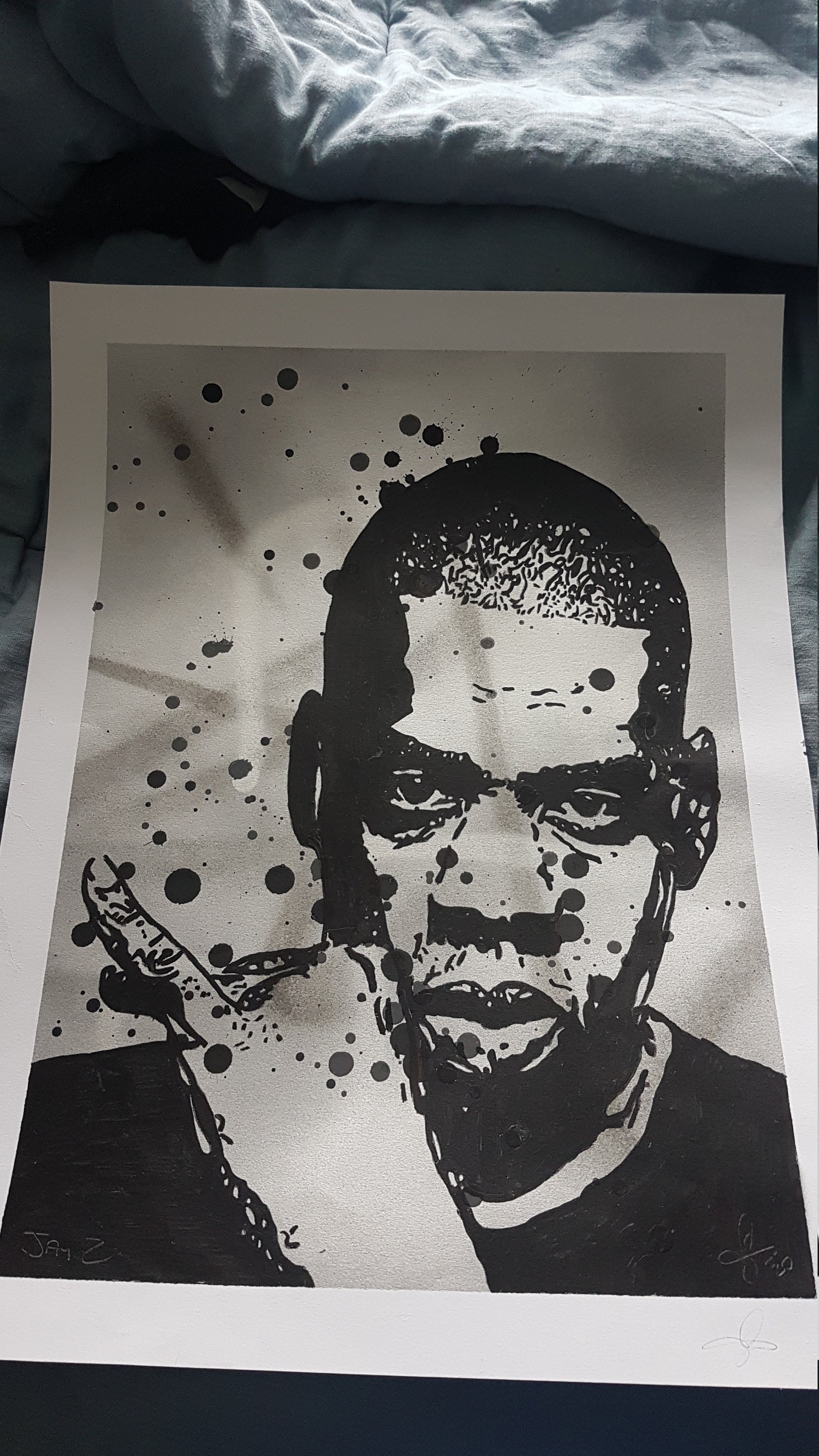 Jay Z Original Art Work 18 X 24 on Paper - Etsy