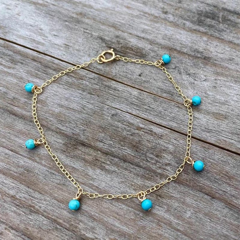 Gold Anklet - Etsy