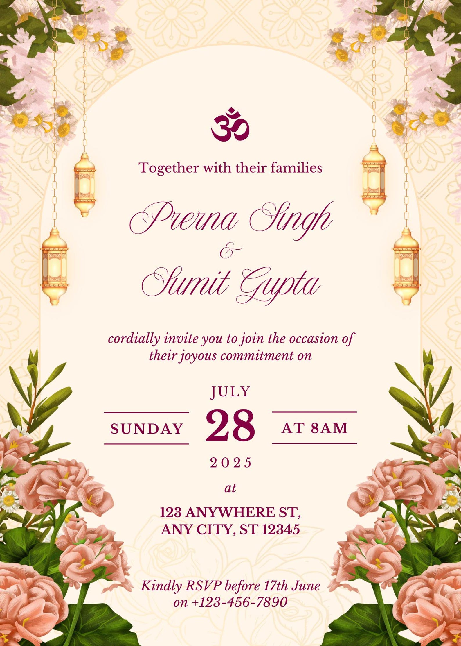 Engagement Invitation: Digital Card Template | Video Invite - Etsy