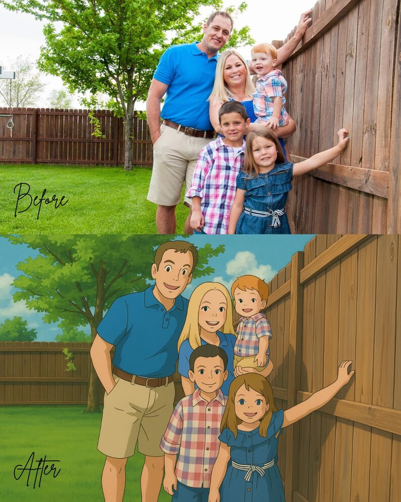 Custome Ghibli Art 5 Image Combo || Convert Your Simple Image to a ...