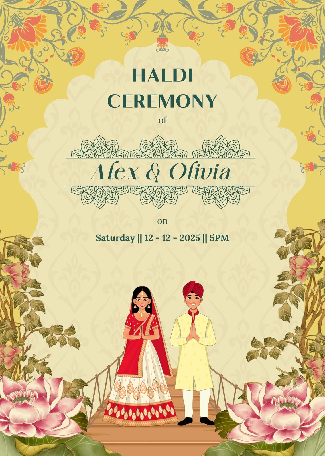 Premium Indian Style Wedding Invitation ||premium Animated Video Invite ...