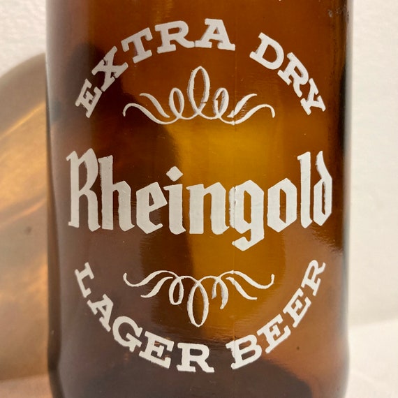 Rheingold Chug-a-mug Beer Bottle Lager Beer Amber Glass - Etsy