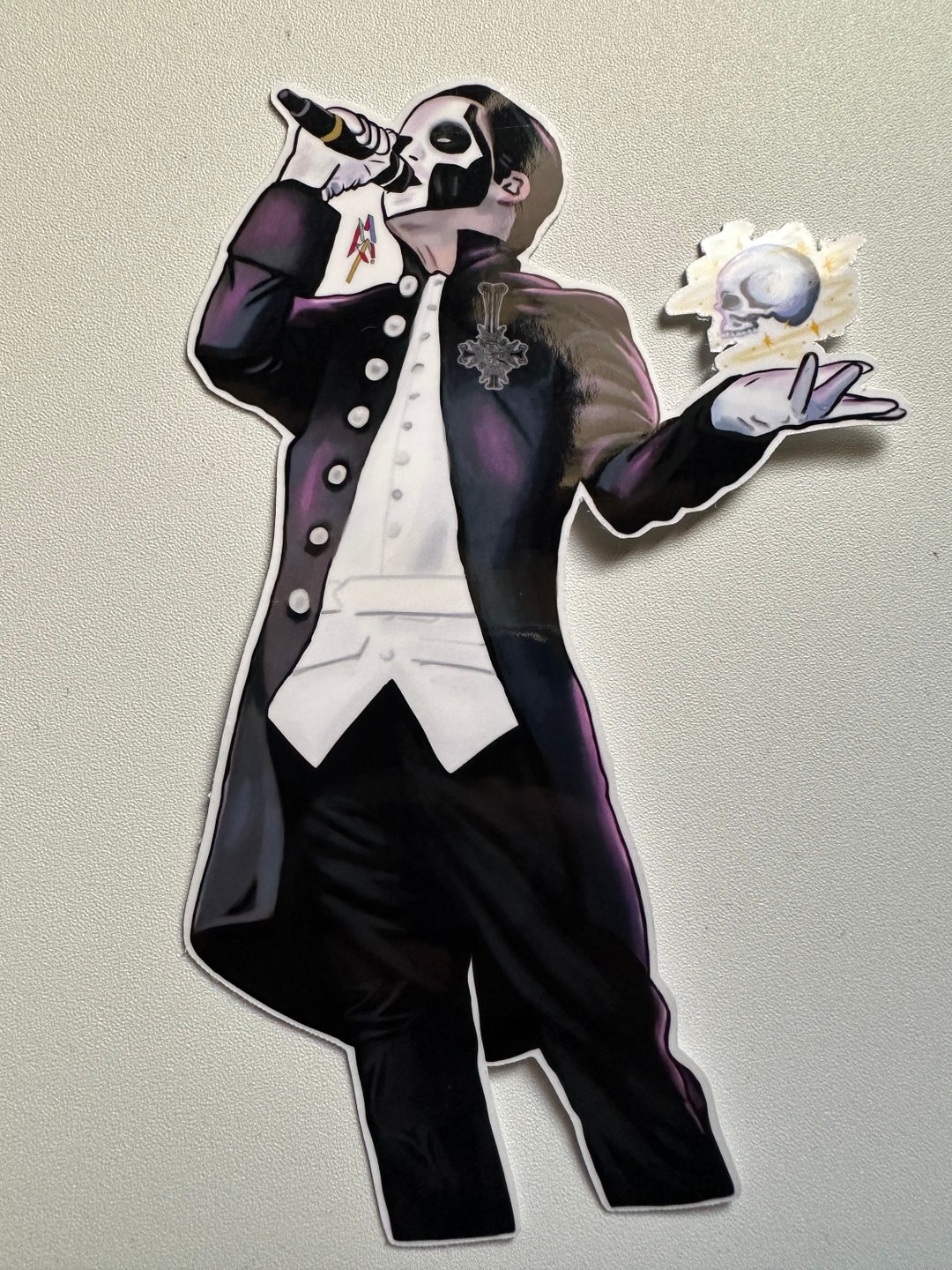 Papa Emeritus Lll Big Sticker water Resistant - Etsy