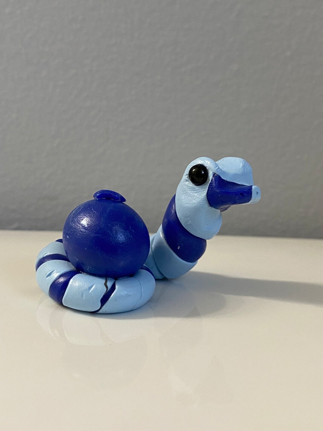 Blueberry Snake Clay Figure - Etsy