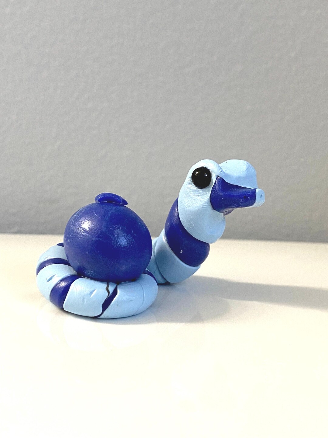 Blueberry Snake Clay Figure - Etsy
