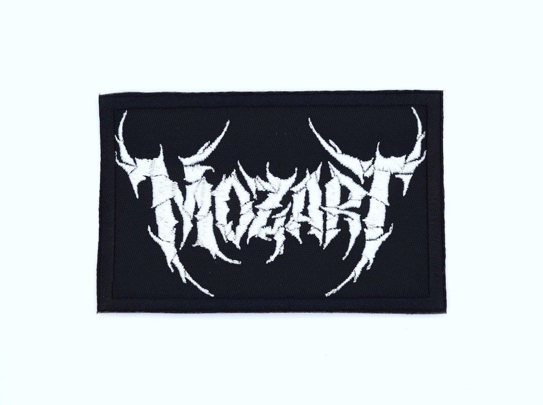 Mozart Heavy Metal Style 4" Inch Iron/sew-on Embroidered Patch ...