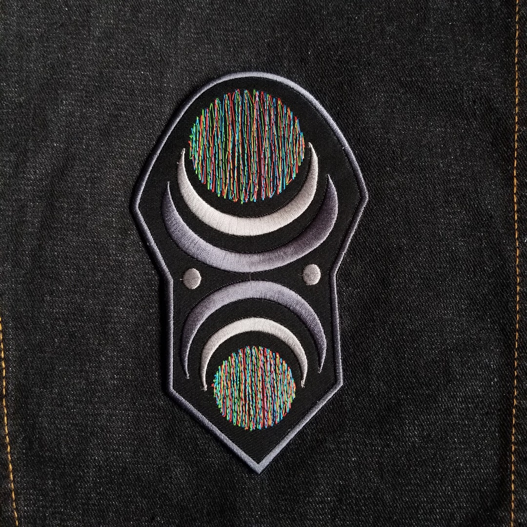 Sigil Two Abstract Art 7" Inch Iron On/sew on Embroidered Patch ...