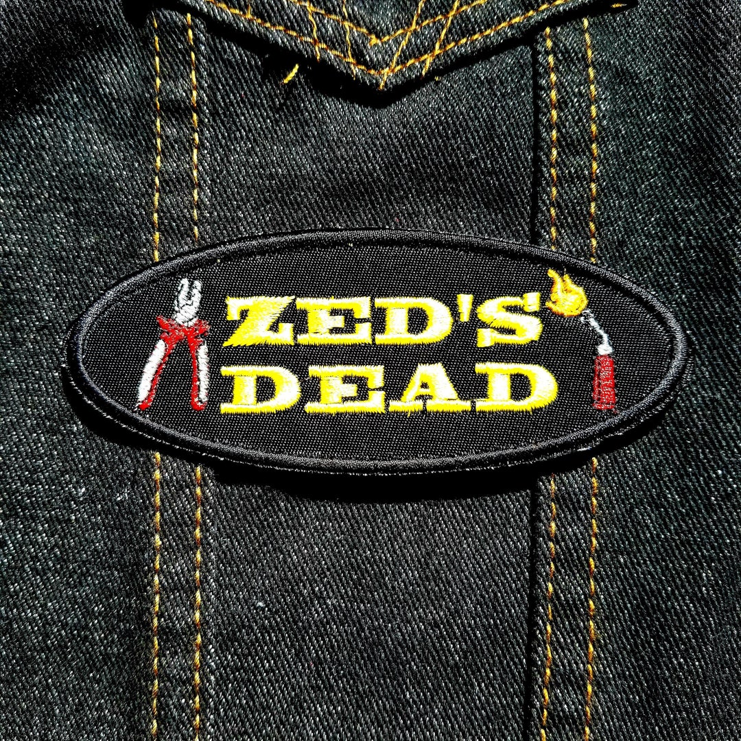 Zed's Dead Embroidered 4.5 Inch Iron On/sew on Embroidered Patch, Pulp ...