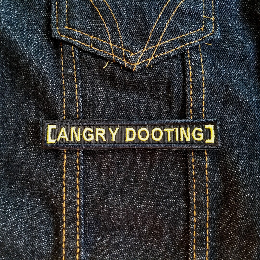 Angry Dooting 4" Inch Iron On/sew on Patch Army of Darkness Movie Quote ...
