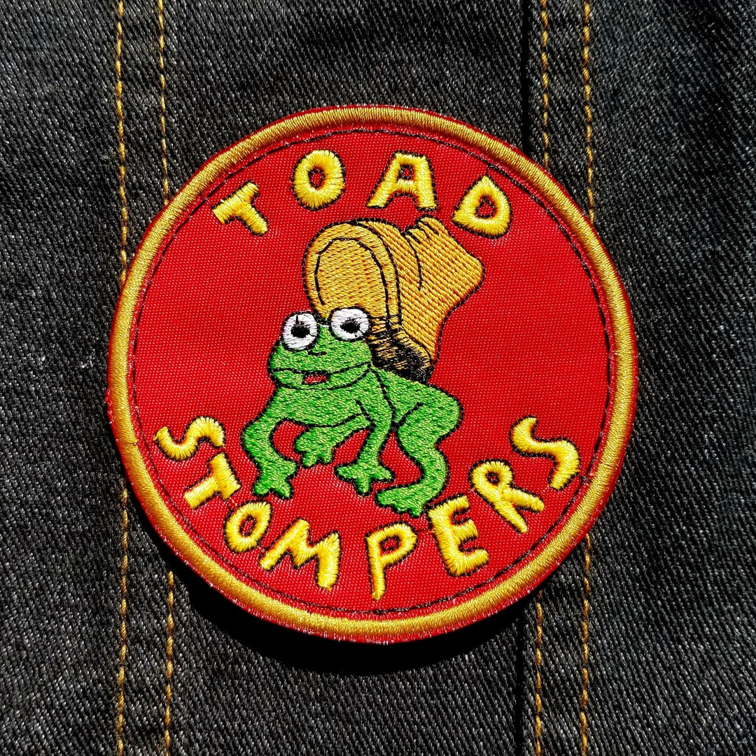 Toad Stompers 3.5" Inch Iron On/sew on Embroidered Patch, Hell Comes to ...