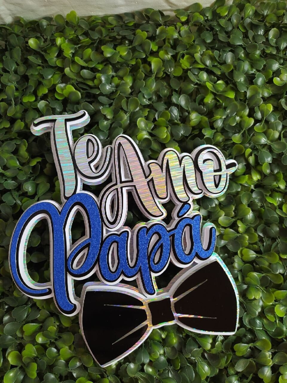 Cake Toppers Te Amo Papa Toppers Cute Files Templates Formats - Etsy