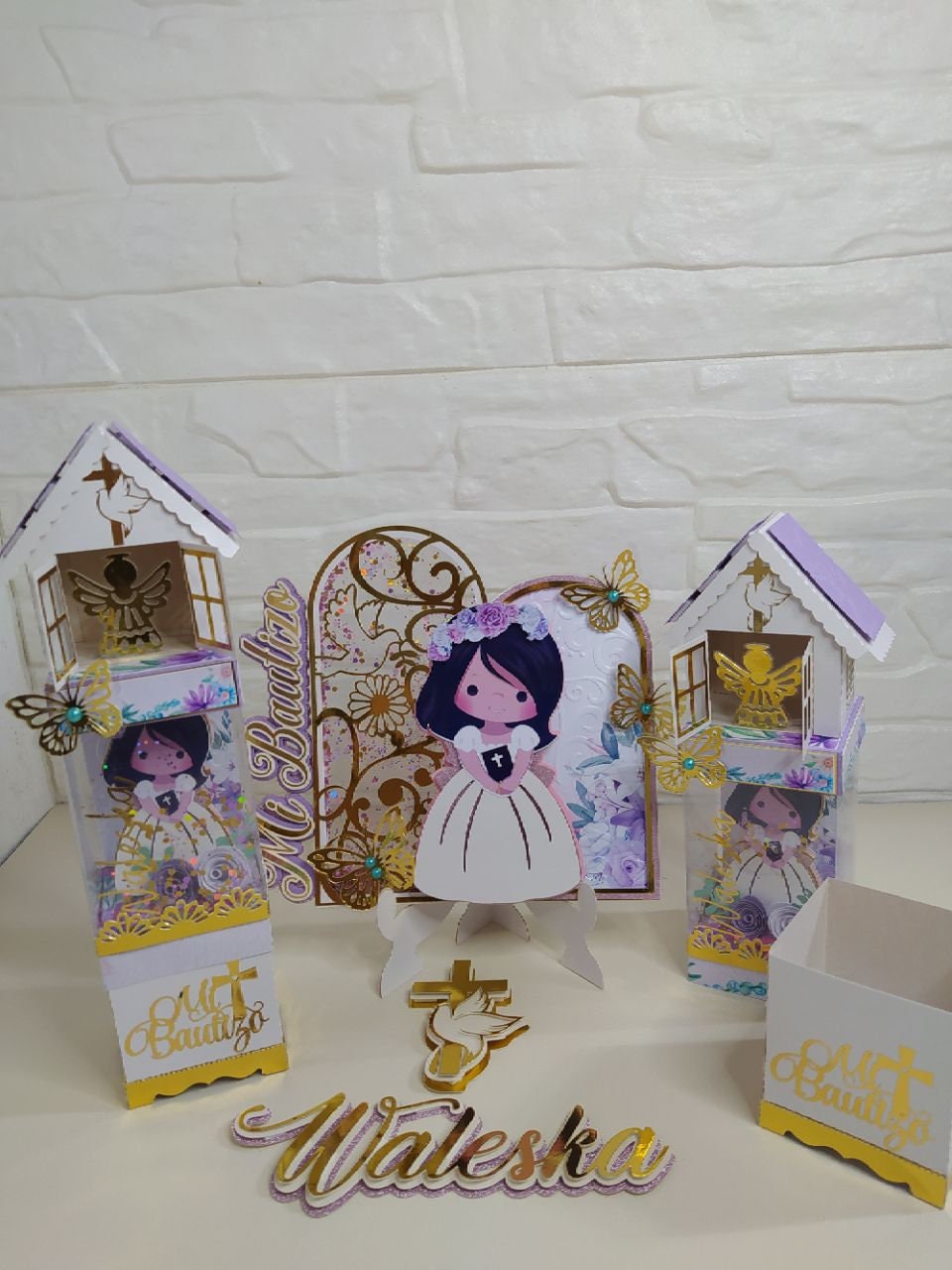 Toppers para bautizo topper bautizo caketopper calado bautizo topper ...