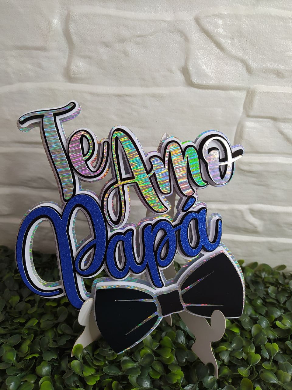 Cake Toppers Te Amo Papa Toppers Cute Files Templates Formats - Etsy