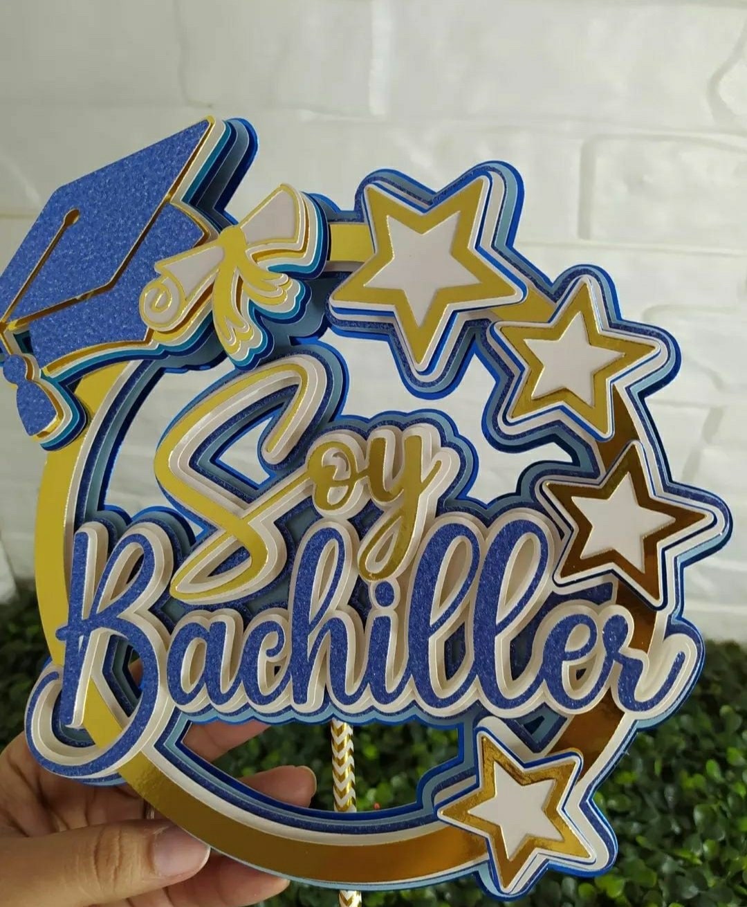 Topper graduacion graduados bachiller - Etsy México