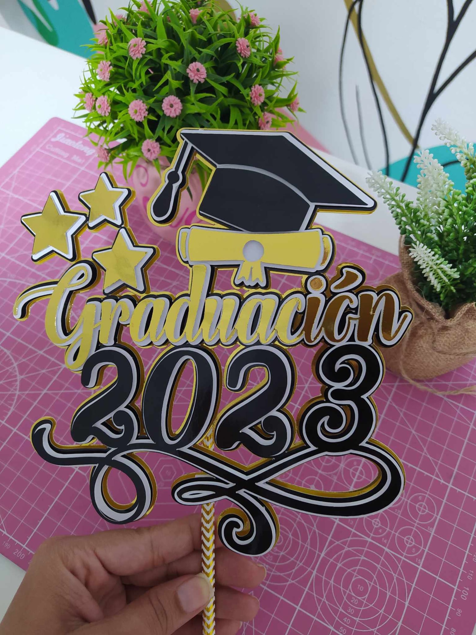Toppers graduacion templates cute files graduacion graduados - Etsy México