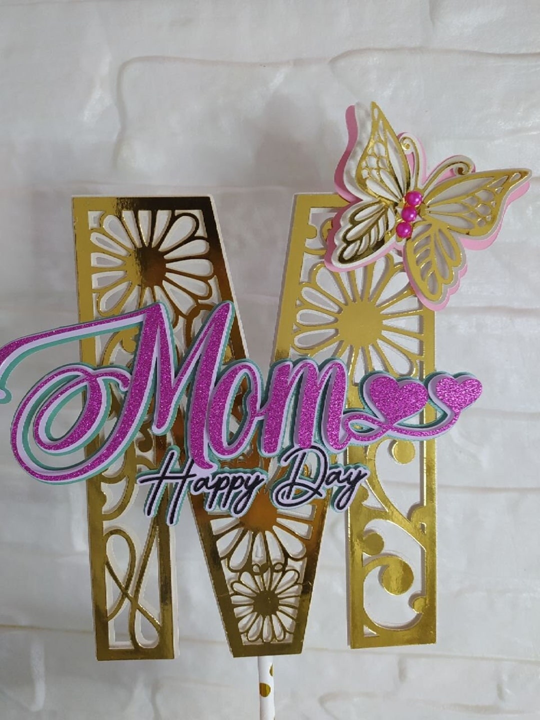 Happy Mothers Day Toppers Caketopper Mom Caketopper Mothers Day - Etsy