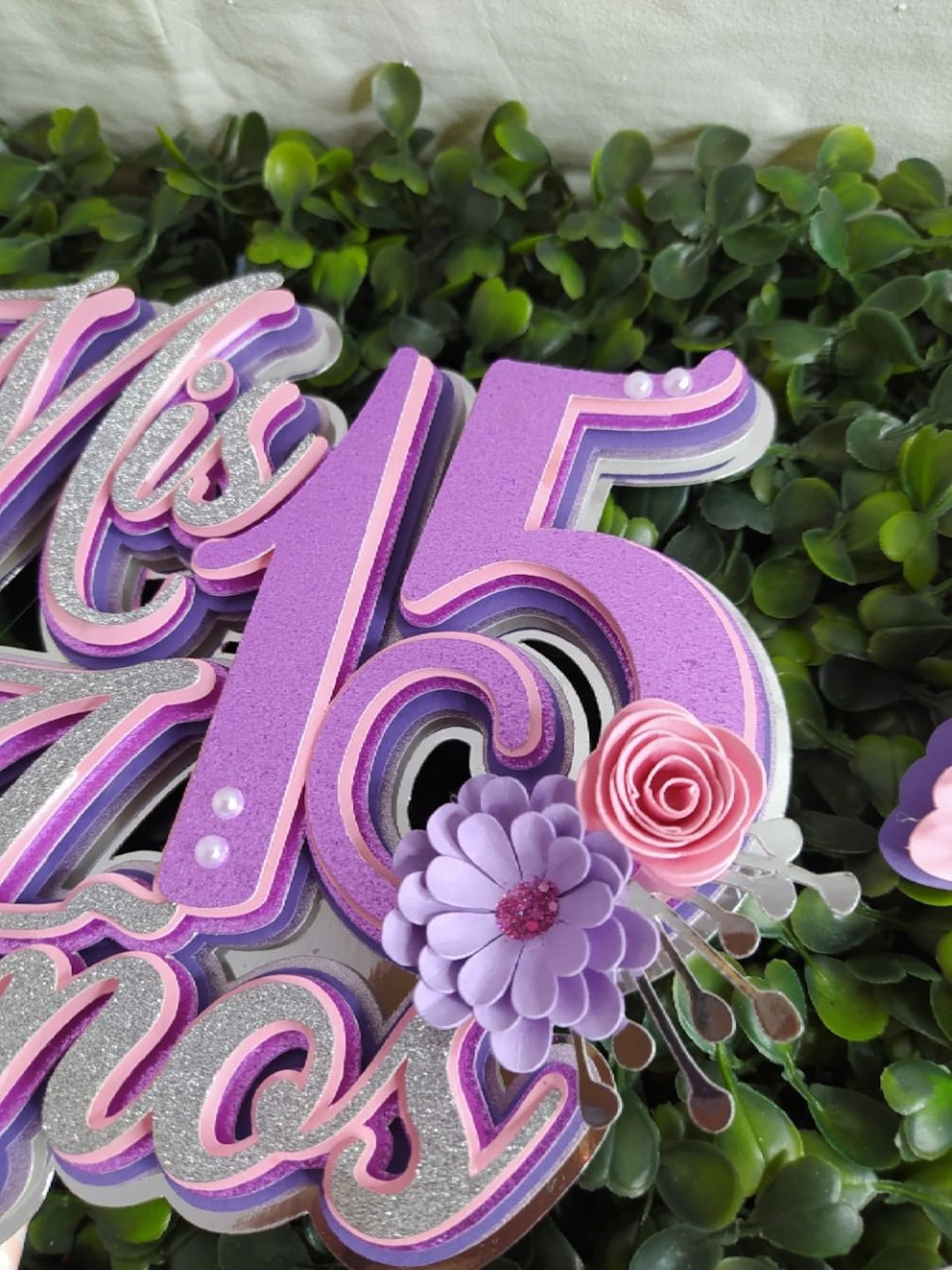 Toppers 15 años cute file template toppers cake topper cricut y ...