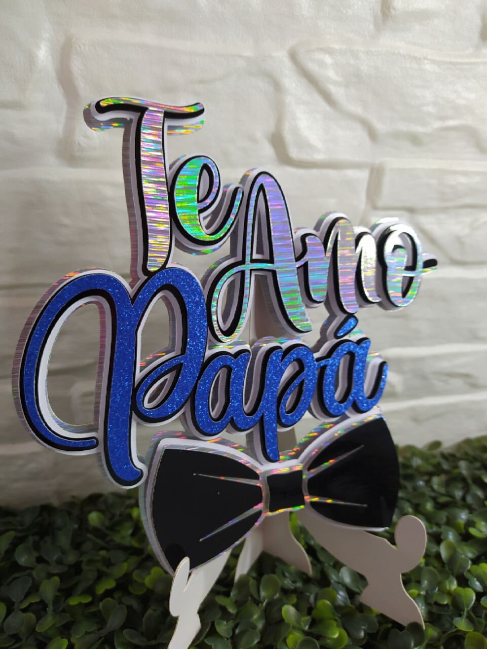 Cake Toppers Te Amo Papa Toppers Cute Files Templates Formats - Etsy