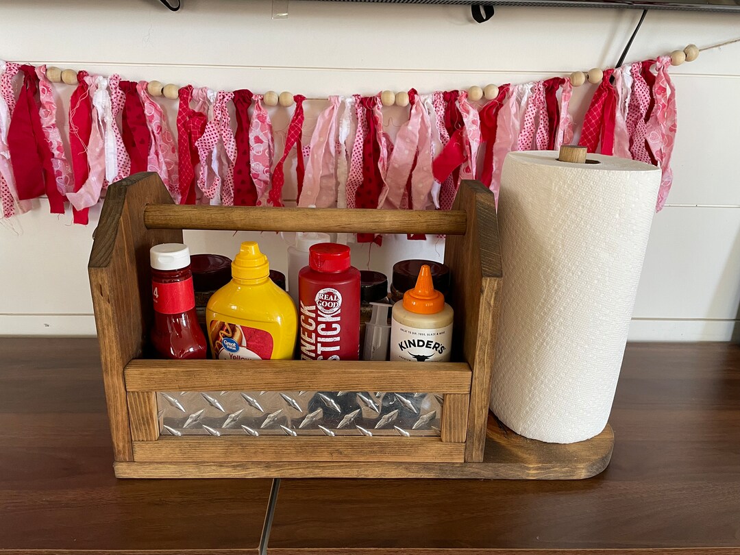Barbecue Caddy - Black Stone Caddy - Etsy