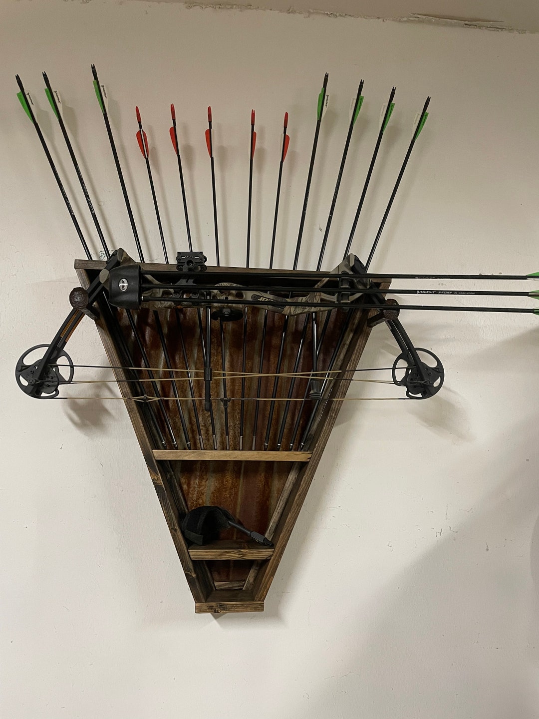 Rustic Bow and Arrow Display - Etsy