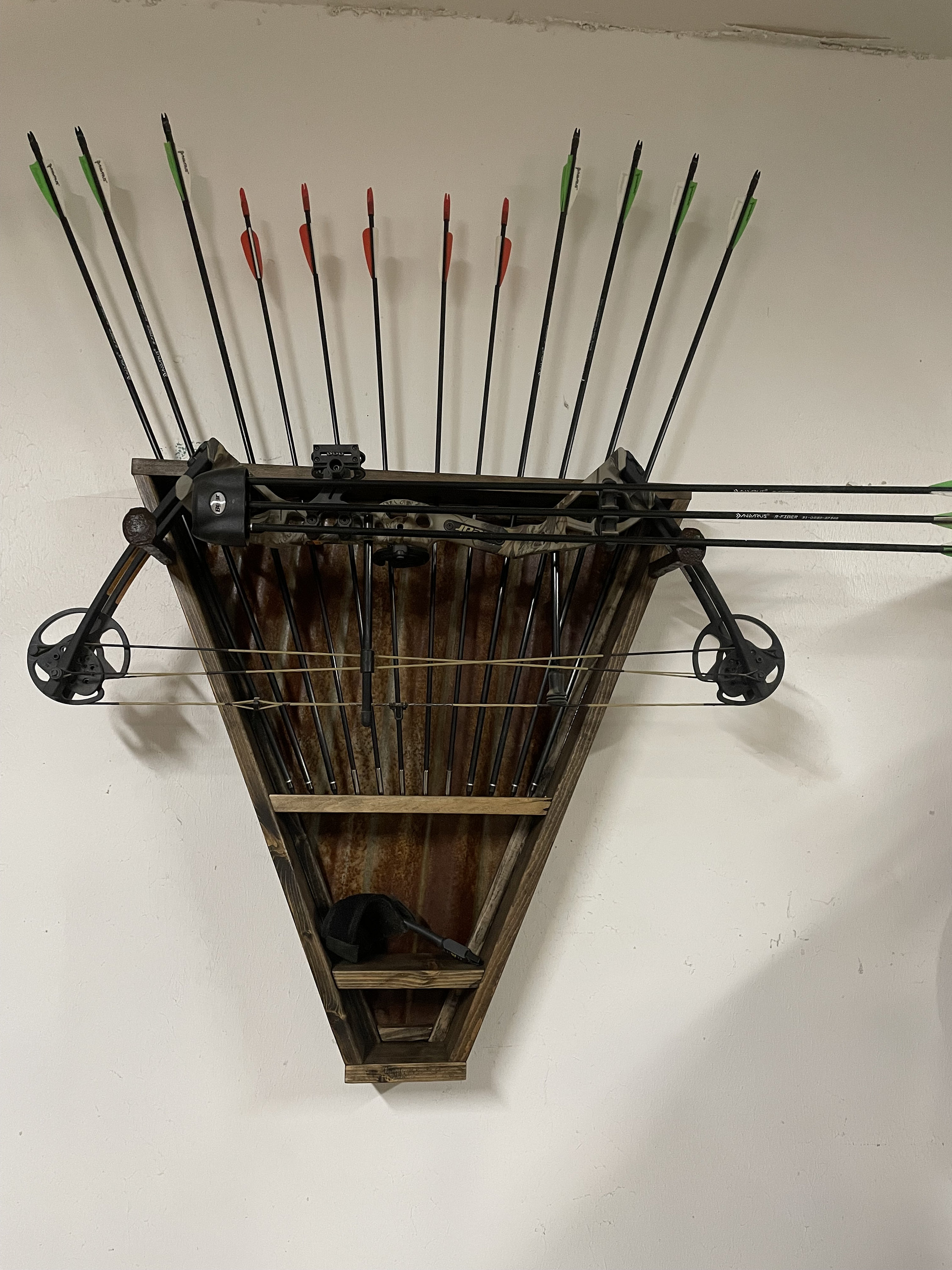 Rustic Bow and Arrow Display - Etsy