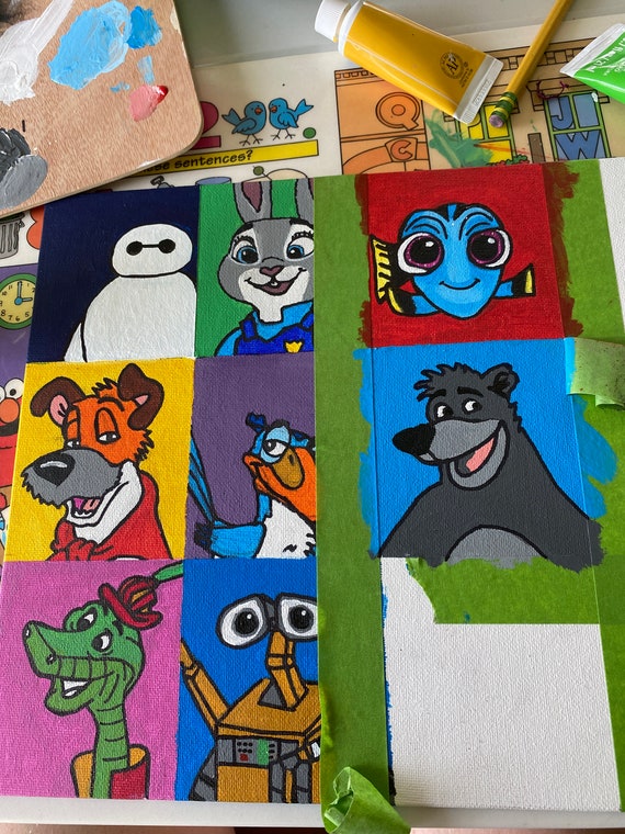 Disney Canvas Painting Ideas