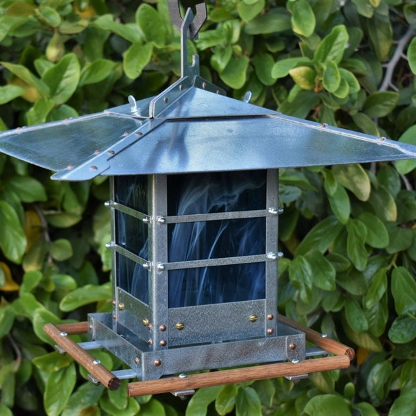 Metal Bird Feeder - Etsy