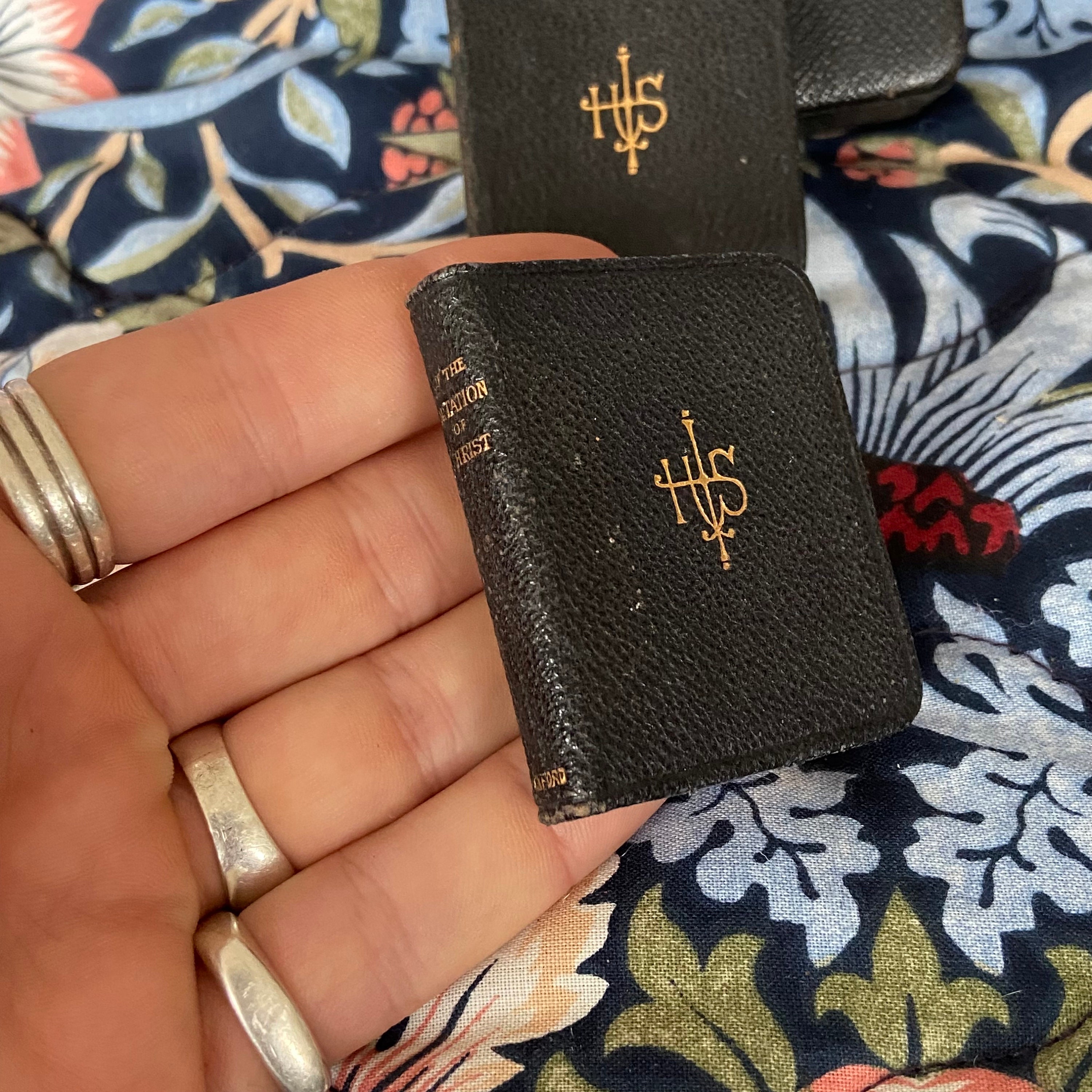 RARE Antique Miniature Leather Book Set Oxford University - Etsy