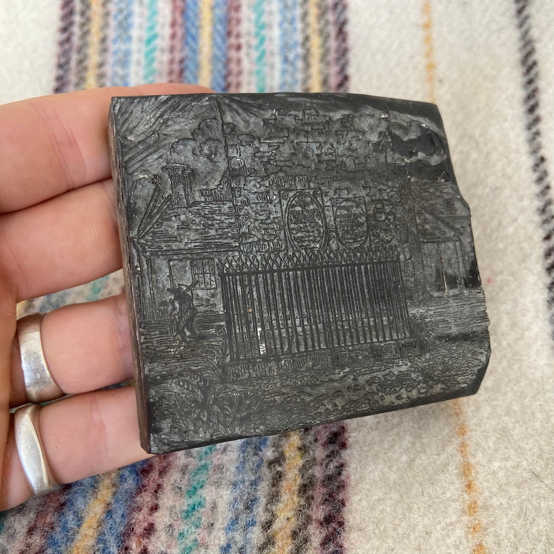 Extremely Rare THOMAS BEWICK Original Antique Carved Wooden Printing ...
