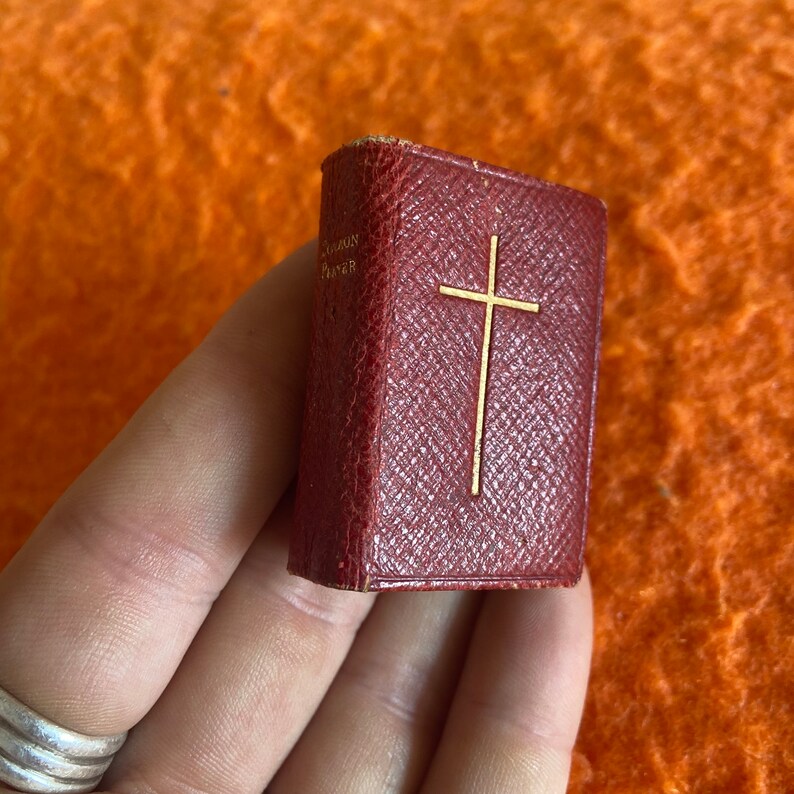 RARE Miniature Antique Book David Bryce & Sons Oxford University Press ...