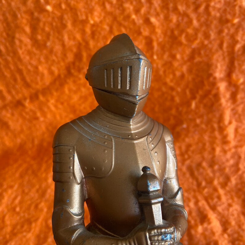 RARE ANTIQUE Large 1920s KNIGHT Table Lighter 10" England Würrtemberg ...