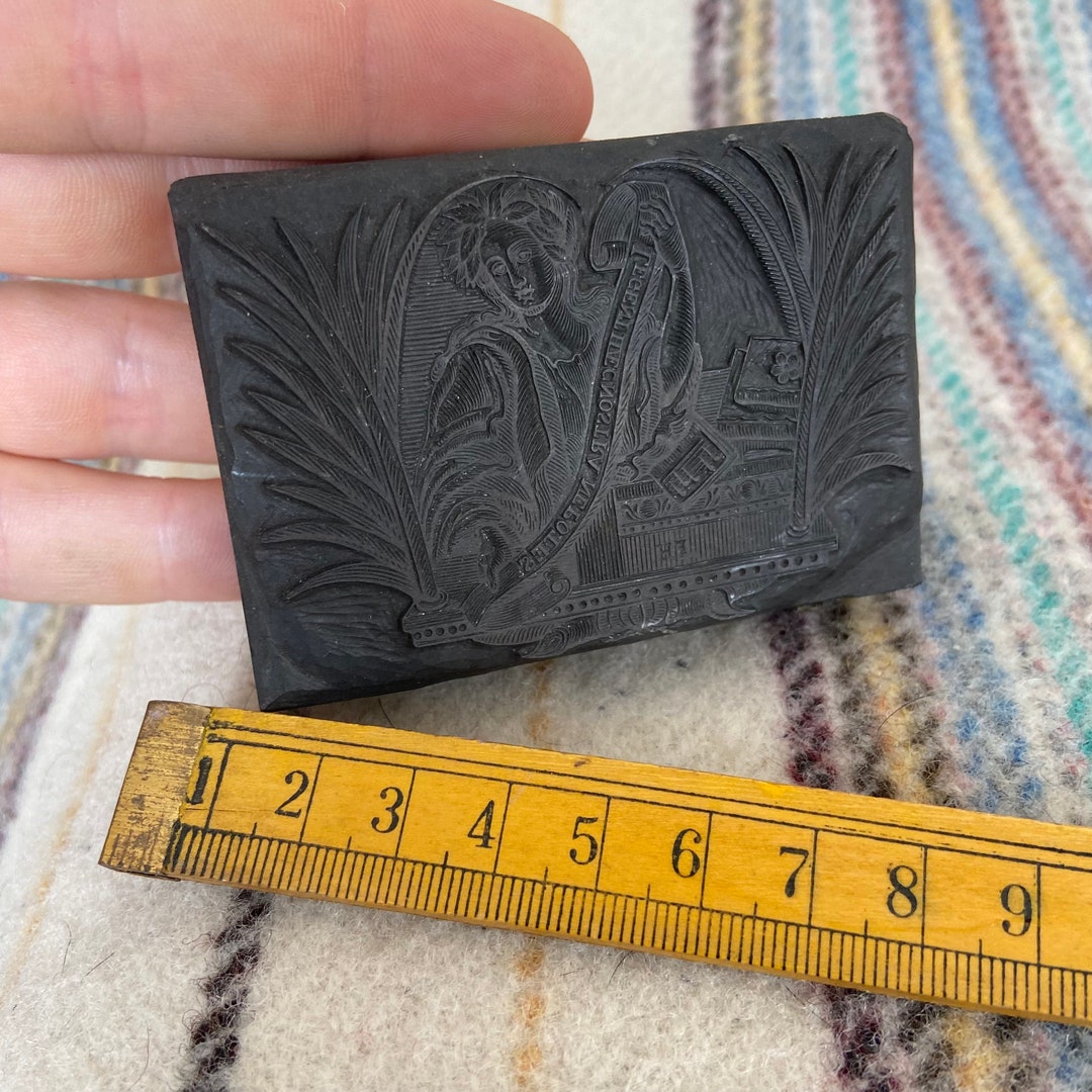 VERY RARE Antique Carved Wooden Printing Block 1700s / 1800s - Etsy