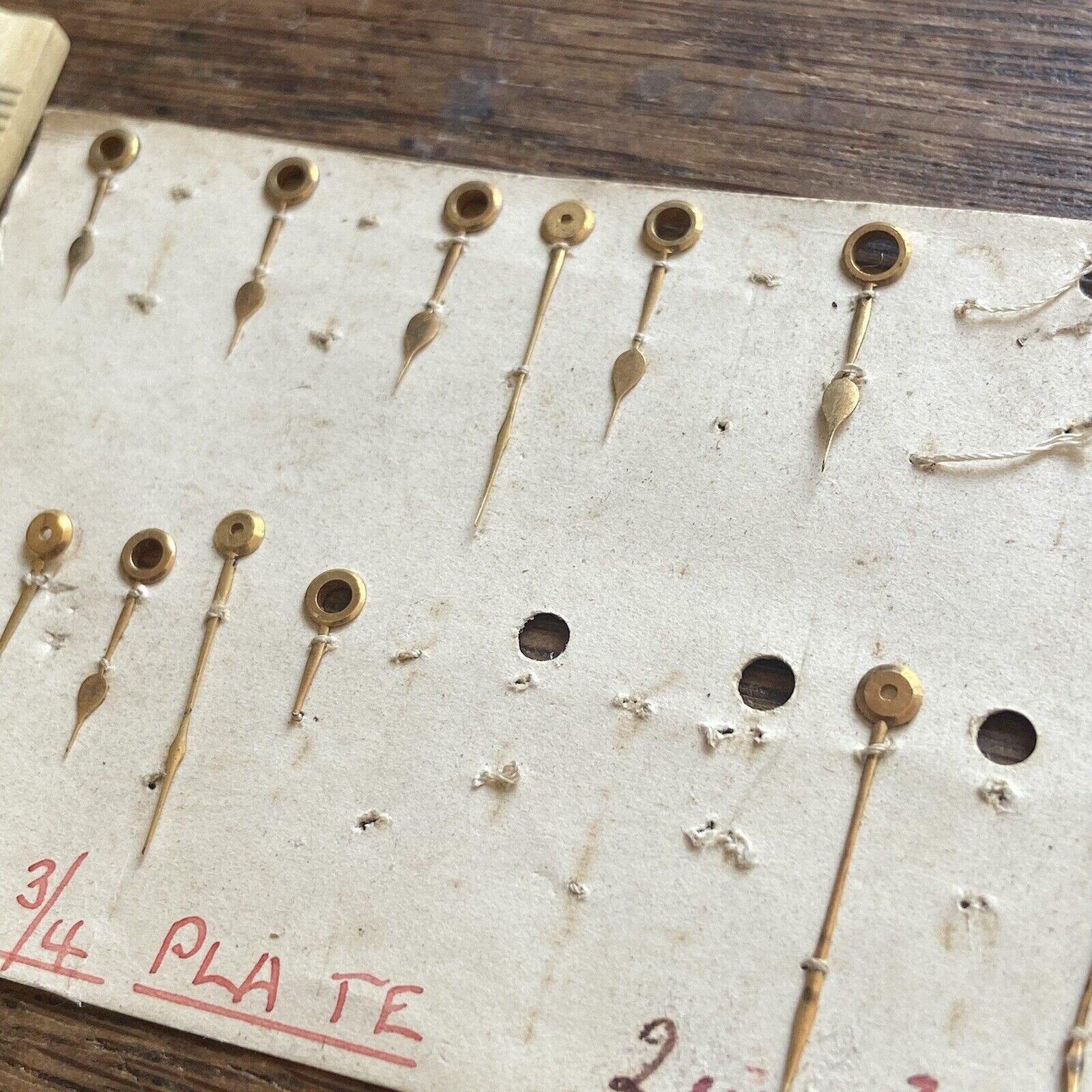 Very Rare Antique Victorian Pocket Watch Hands New Old Stock Watchmaker ...