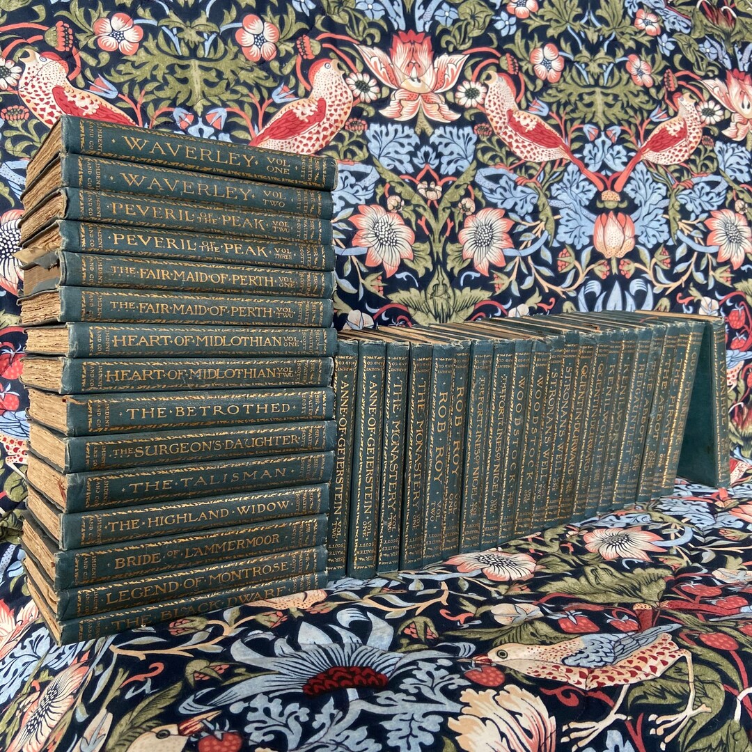 37 X BEAUTIFUL RARE MINIATURE Antique Books J M Dent the Works of Sir ...