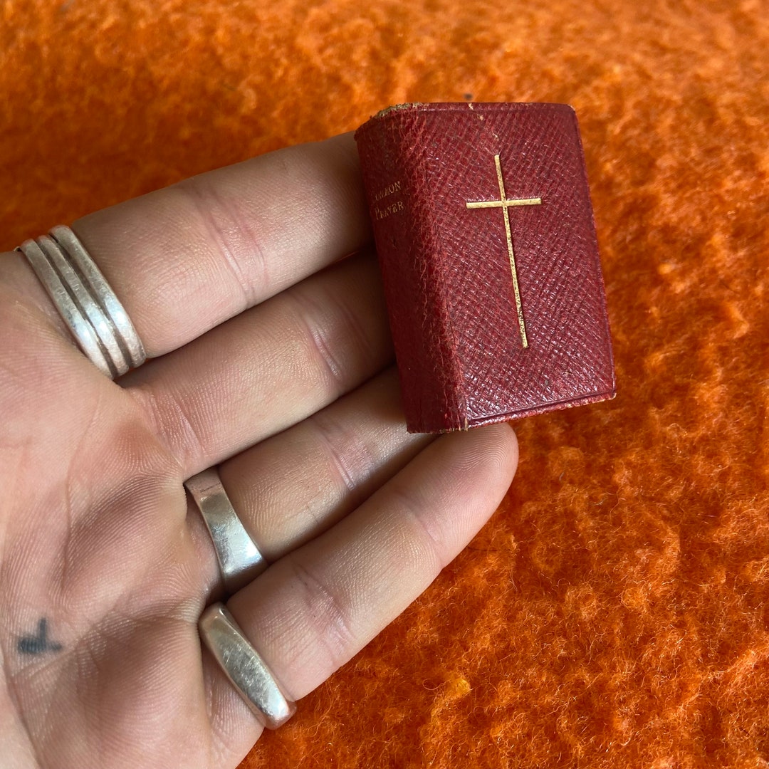 RARE Miniature Antique Book David Bryce & Sons Oxford University Press ...