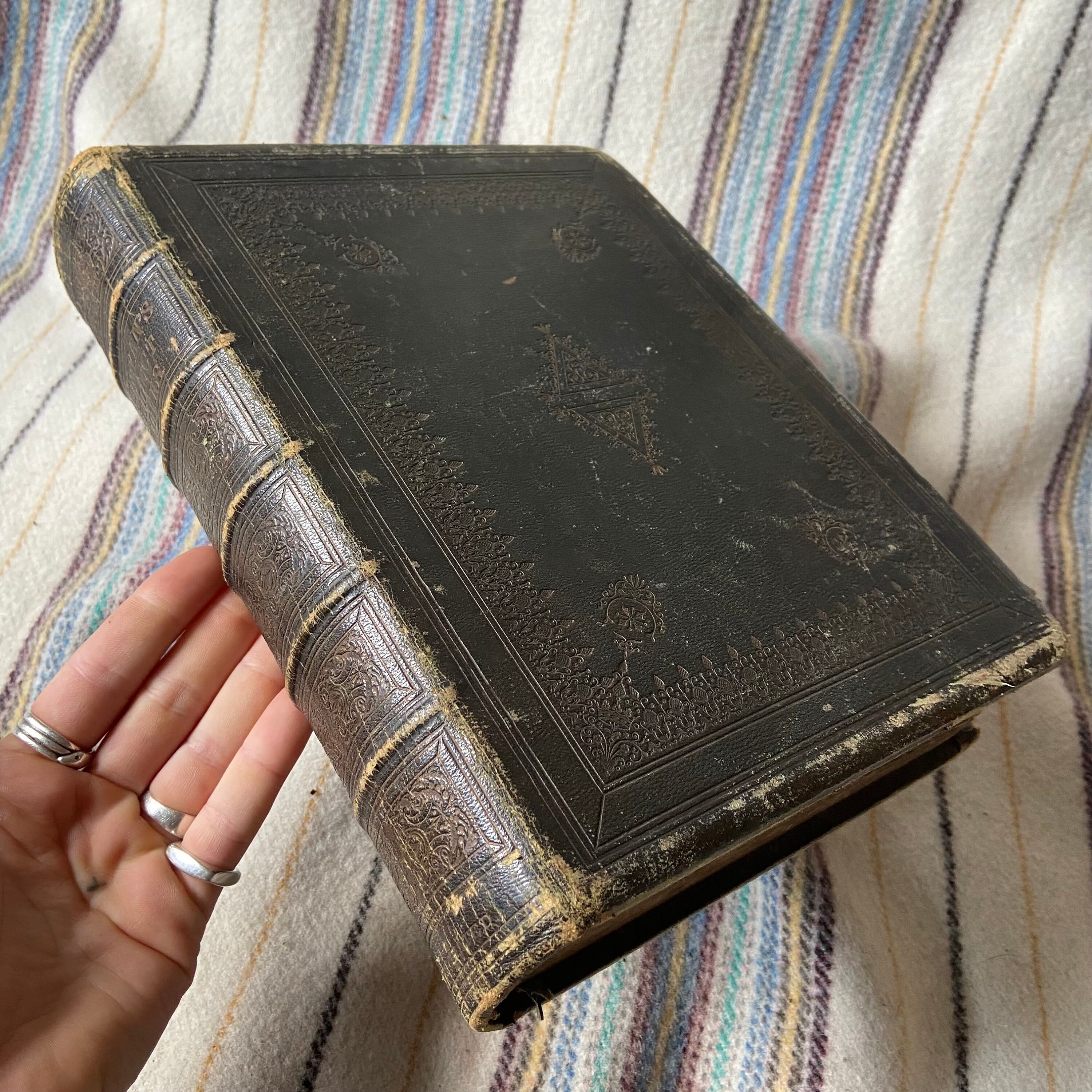 RARE Antique Book Large JOHN BUNYAN'S Select Works One Hundred ...