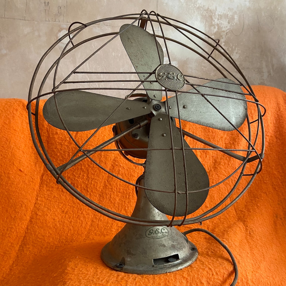 RARE Large 1930s Antique GEC Electric Fan for Renovation - Etsy