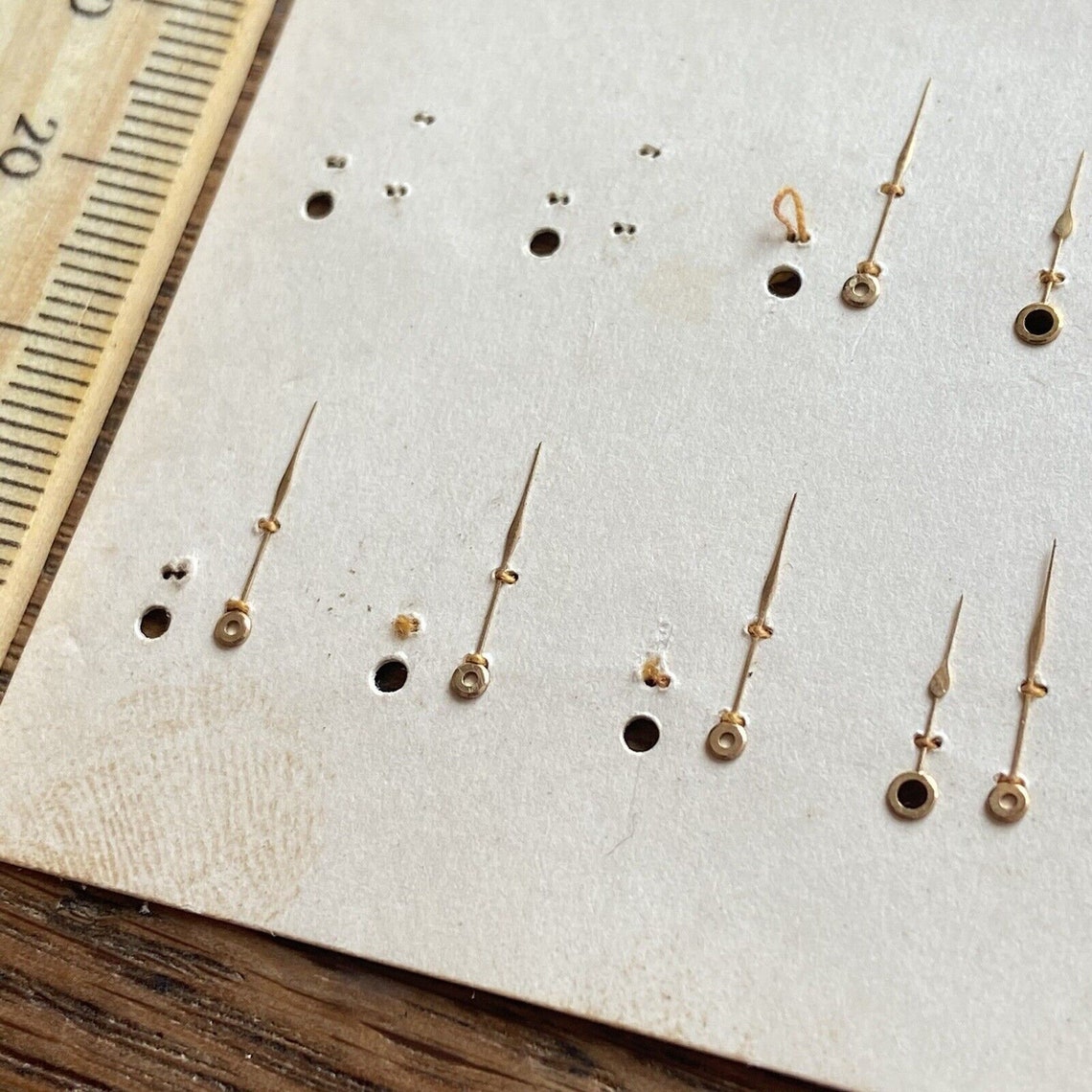 Very Rare Antique Victorian Pocket Watch Hands New Old Stock Watchmaker ...