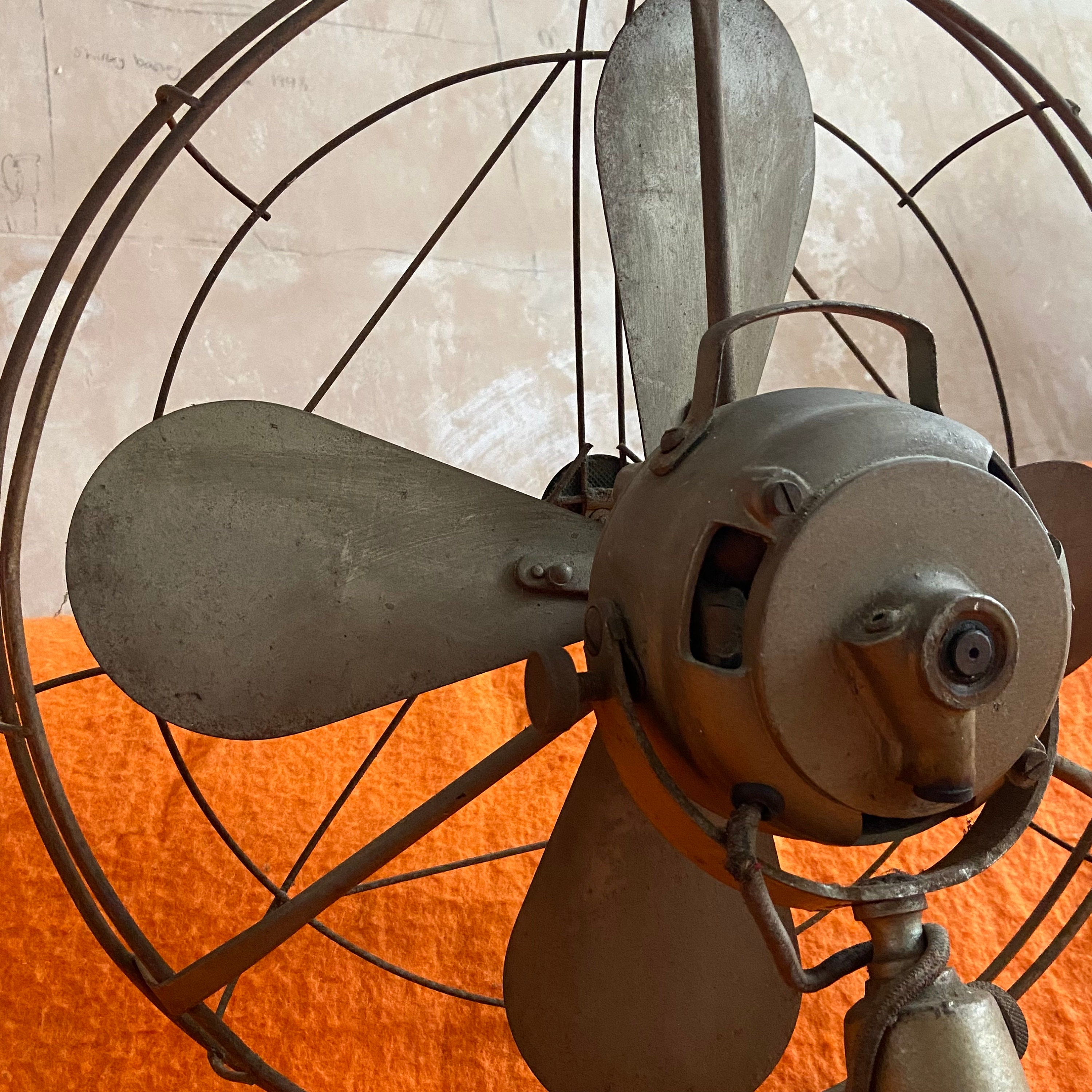 RARE Large 1930s Antique GEC Electric Fan for Renovation 18" Beautiful ...