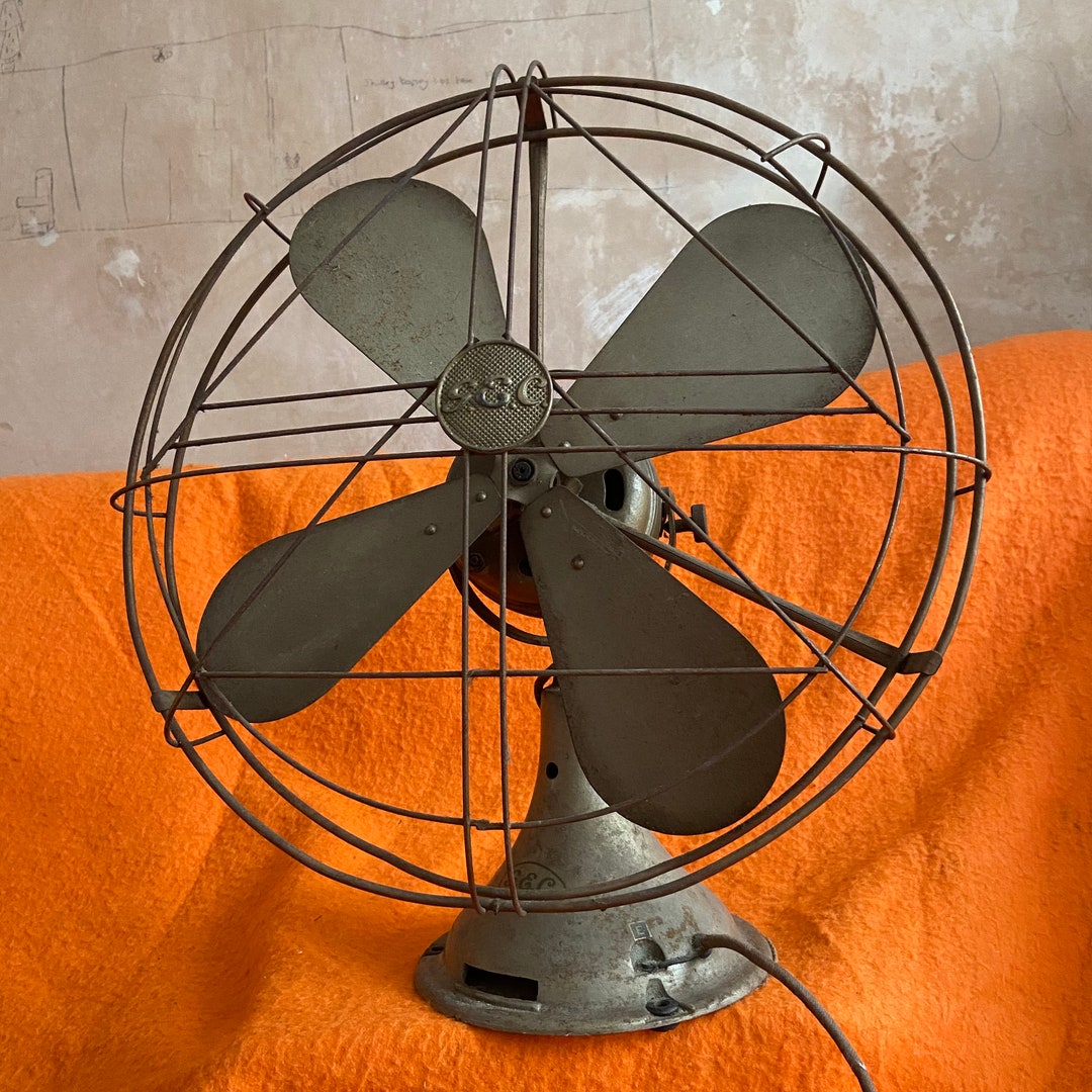 RARE Large 1930s Antique GEC Electric Fan for Renovation 18" Beautiful ...